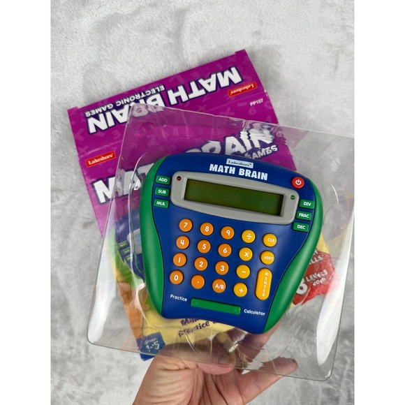 Lakeshore | Toys | Lakeshore Math Brain Electronic Games Calculator ...